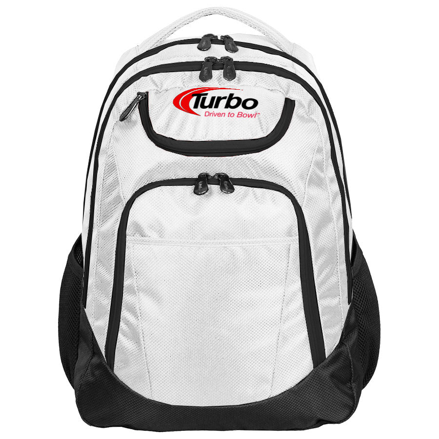 Shuttle Backpack White/Black – TV Bowling Supply