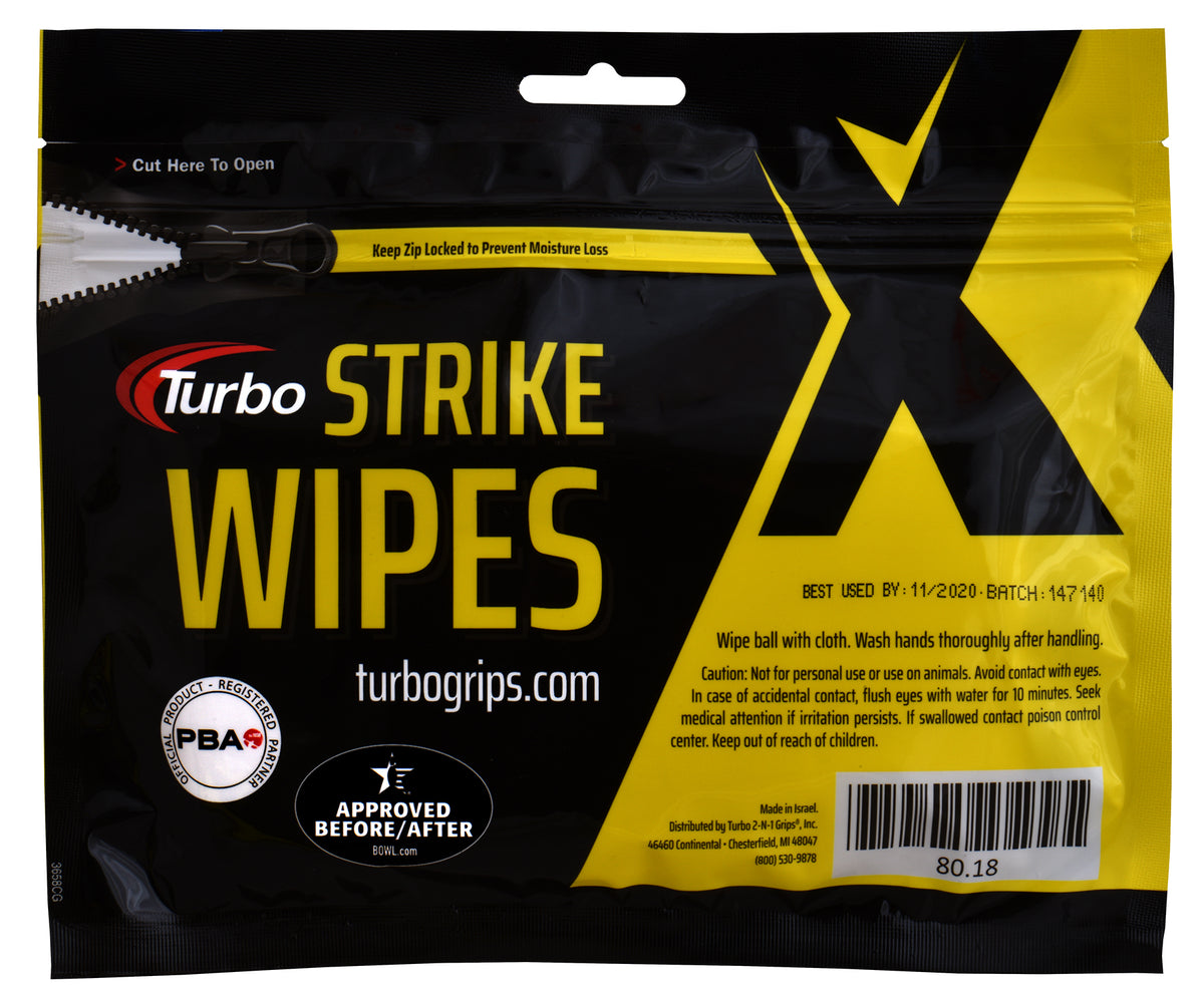 Strike Wipes Pack of 20 – TV Bowling Supply